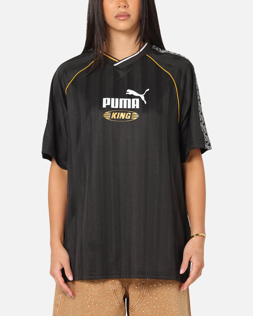 Puma King Relaxed Football Jersey Black | Culture Kings NZ