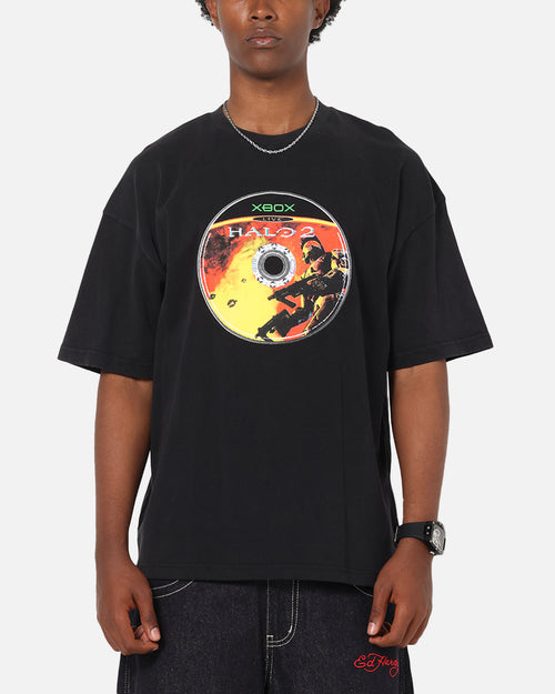 73Studio X Halo Halo 2 Disc Vintage T-Shirt Black Acidwash | Culture ...