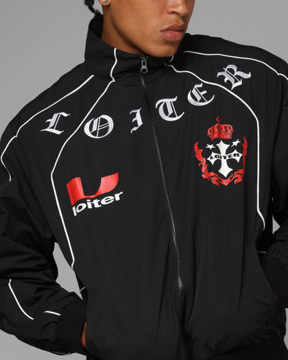 Loiter Imperial Track Jacket Black | Culture Kings NZ