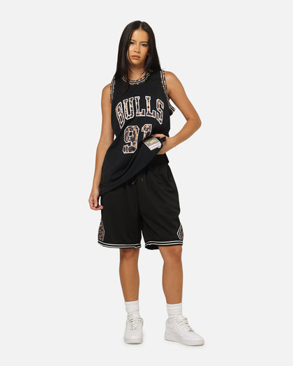 Mitchell & Ness Chicago Bulls Dennis Rodman 'Leopard' Swing Jersey Bla ...
