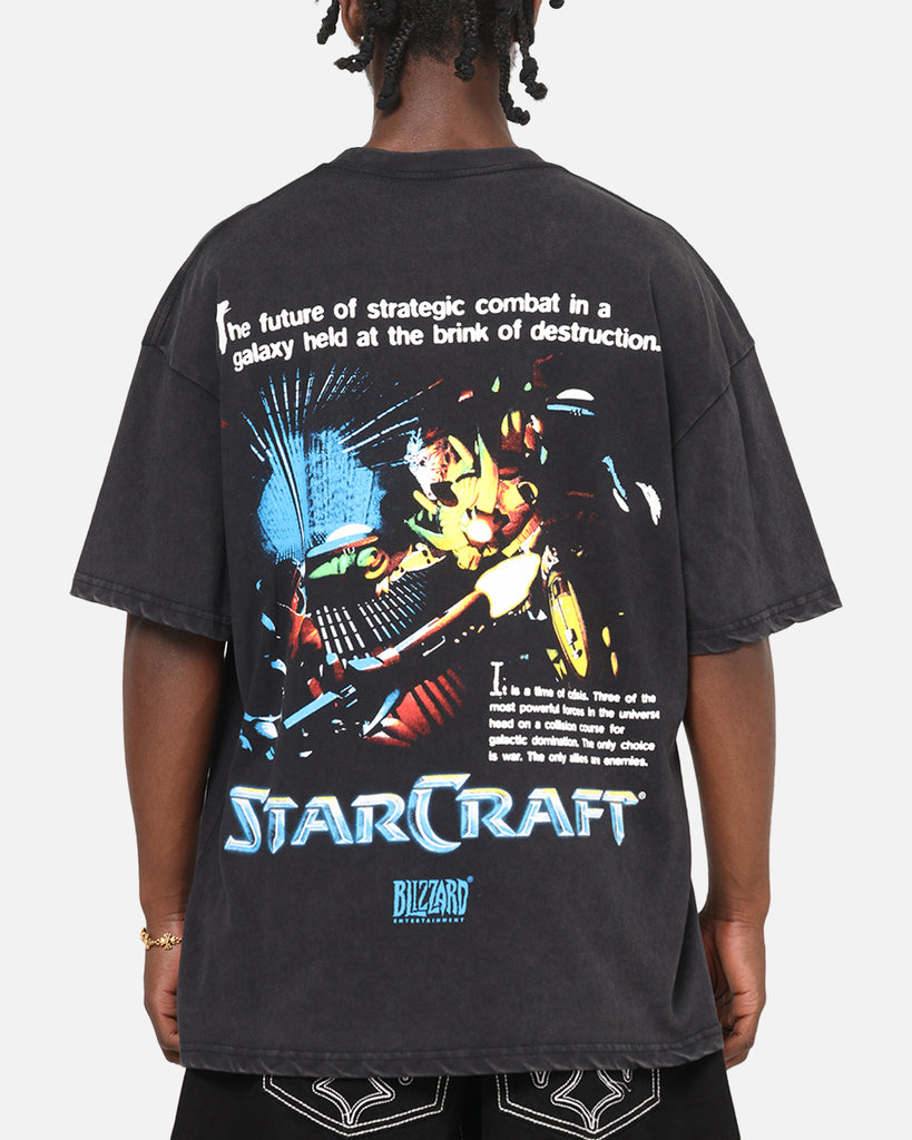 73Studio X Starcraft '98 Factions Heavy T-Shirt Black Wash | Culture ...