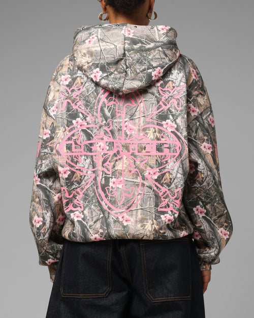 Loiter Blade Hoodie Real Tree/Pink | Culture Kings NZ
