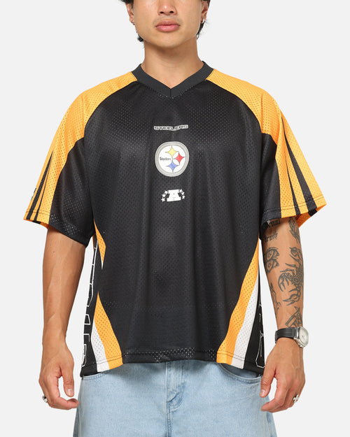 Mitchell & Ness Pittsburgh Steelers Warehouse Rave Jersey Black/Yellow ...