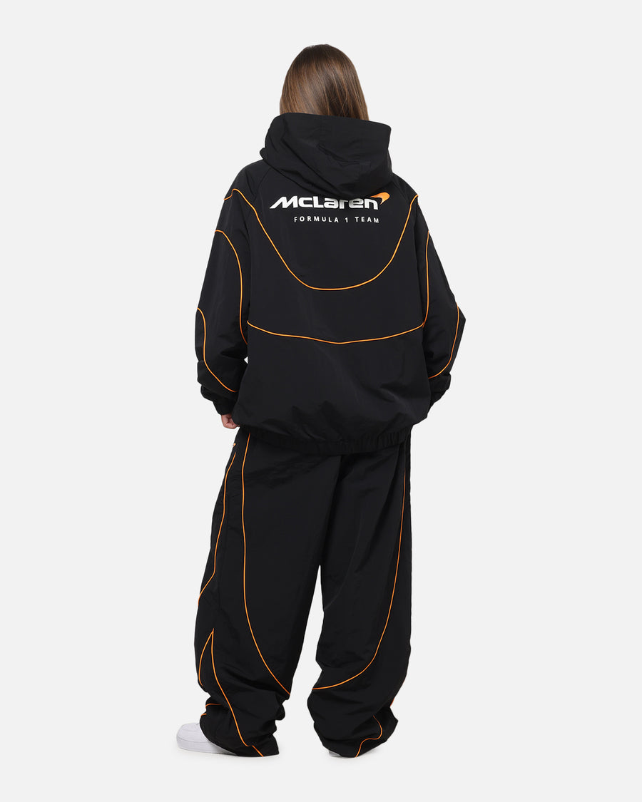 Mitchell & Ness X Mclaren Nylon Tracksuit Zip Hoodie Black/Papaya ...