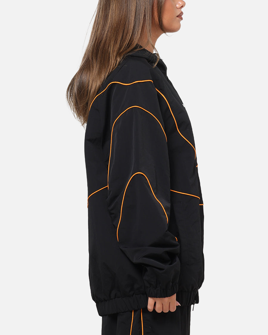 Mitchell & Ness X Mclaren Nylon Tracksuit Zip Hoodie Black/Papaya ...
