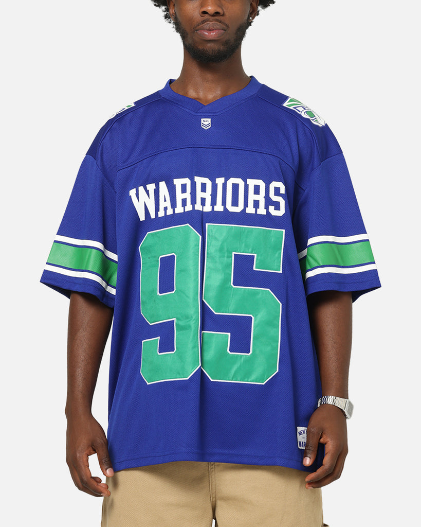 Bleacher Athletic New Zealand Warriors NRL Gridiron Mesh Jersey Offici ...