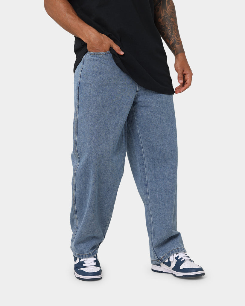 X-Large Bull Denim 91 Pants Mid Blue | Culture Kings NZ