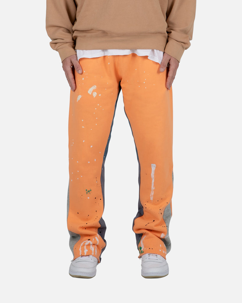 MNML Contrast Bootcut II Sweatpants Orange | Culture Kings NZ