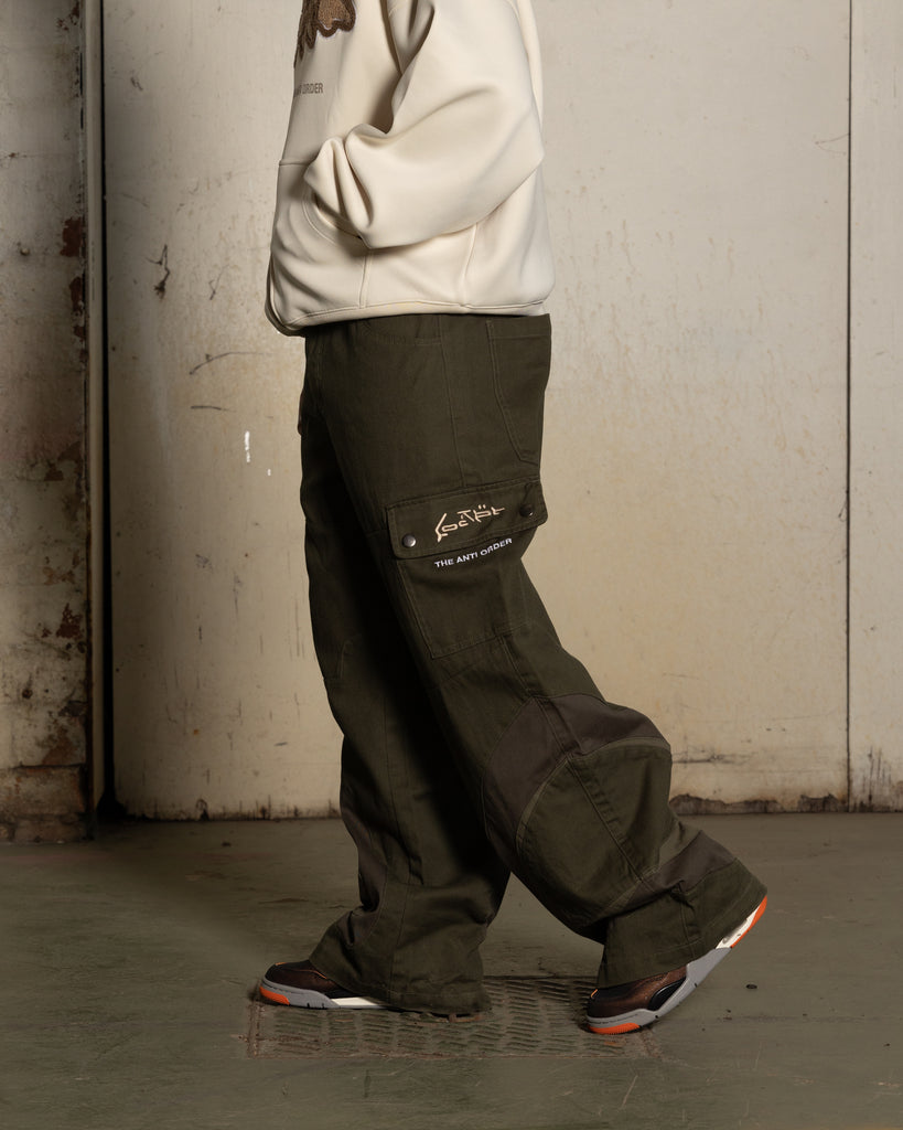 Loiter X The Anti Order Flow Cargo Pants Khaki | Culture Kings NZ
