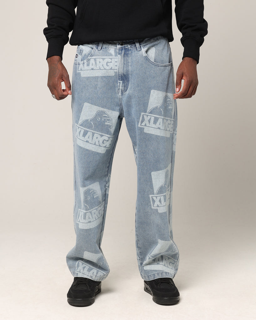 X-Large OG Bull Denim 91 Pants Light Denim | Culture Kings NZ