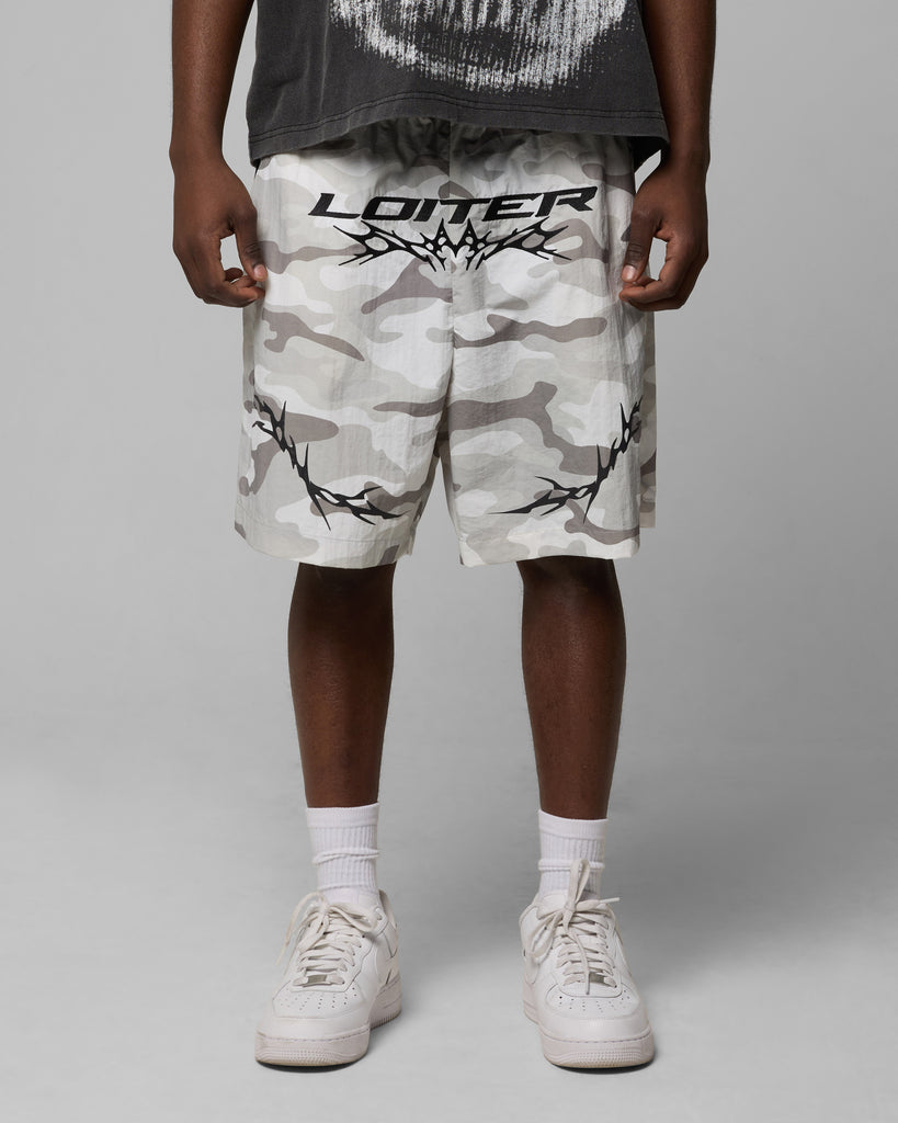 Loiter Cyber Walk Shorts Snow Camo | Culture Kings NZ