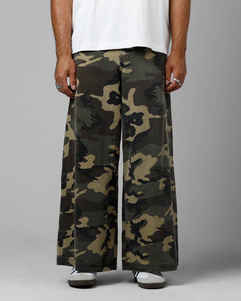 Loiter Skate Jeans Washed Camo | Culture Kings NZ