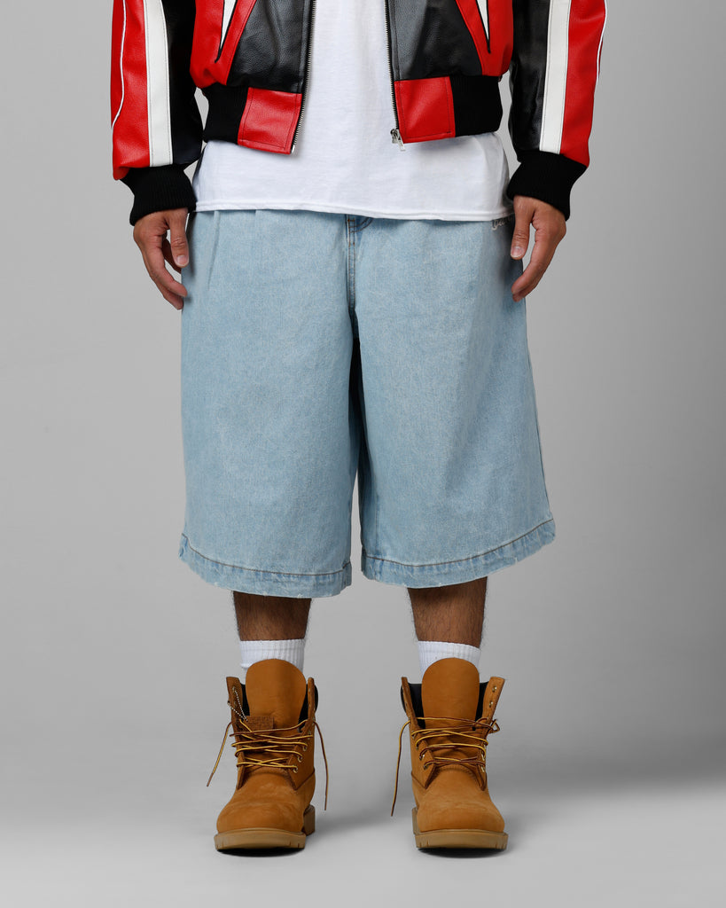 Loiter 3 Quarter Shorts Light Wash | Culture Kings NZ
