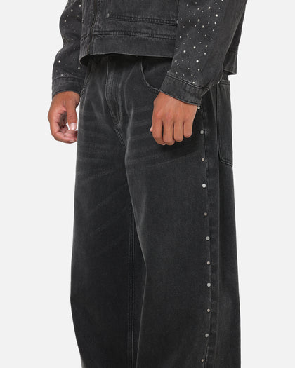 Saint Morta Amplus Divine Riot Jeans Black Shadow | Culture Kings NZ