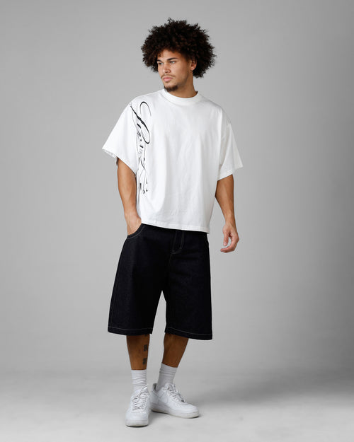 Loiter Star Born Denim Jorts Indigo | Culture Kings NZ