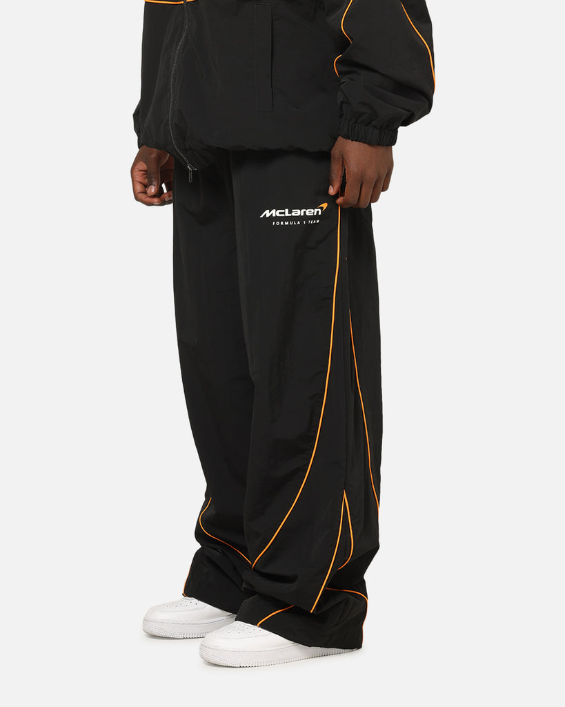 Mitchell & Ness X Mclaren Nylon Tracksuit Pants Black/Papaya | Culture ...