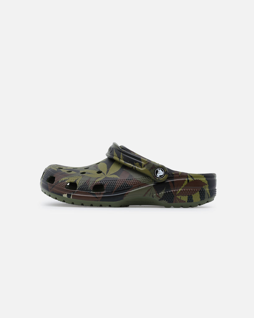 Crocs Classic Hemp Camo Clog Army Green | Culture Kings NZ