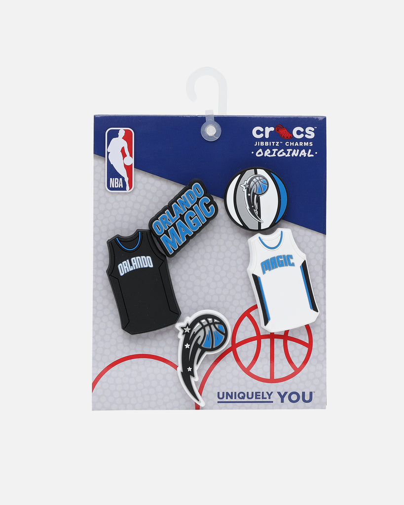 Crocs Orlando Magic 5 Pack Jibbitz Charms Multi | Culture Kings NZ
