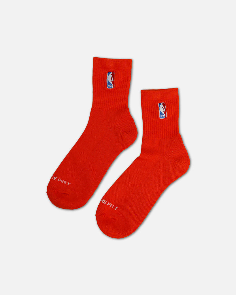 Pro Compression Classic NBA Logoman Crew Sock Orange | Culture Kings NZ