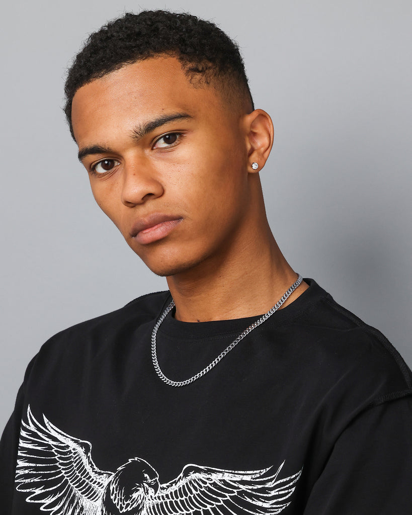 NXS 5mm Cuban Link Chain White Gold | Culture Kings NZ
