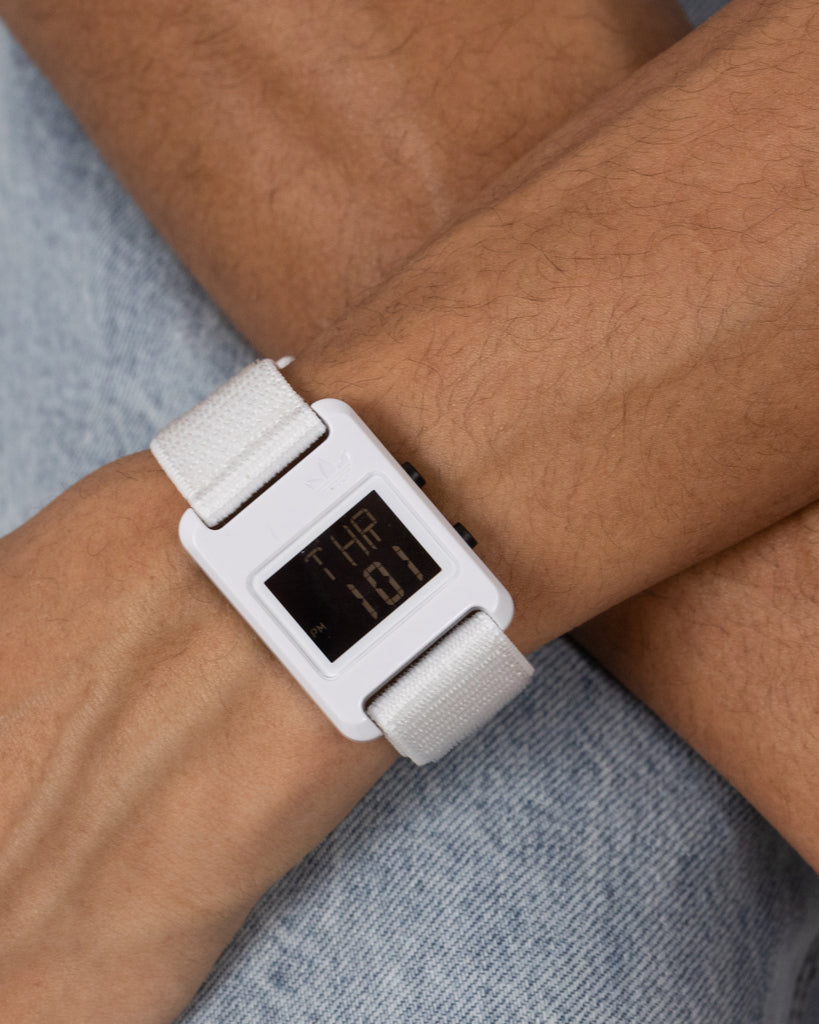 Adidas Retro Pop Digital Watch White | Culture Kings NZ