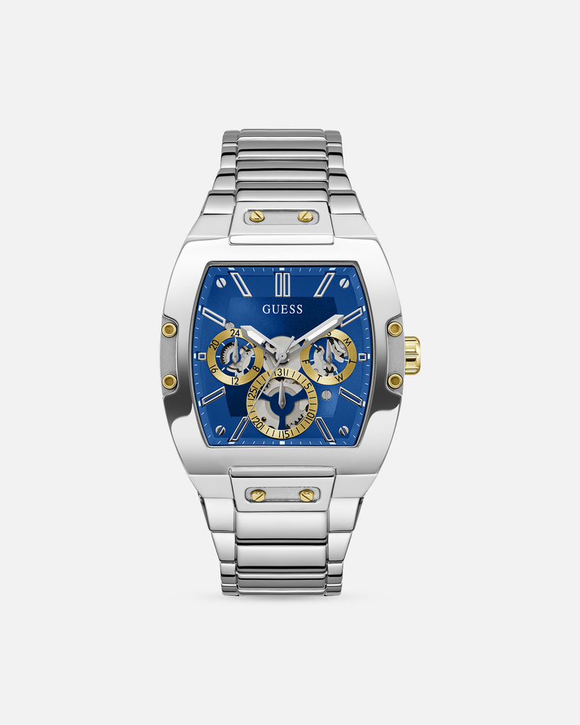 Guess Mainline Phoenix Watch Silver/Sun Blue | Culture Kings NZ