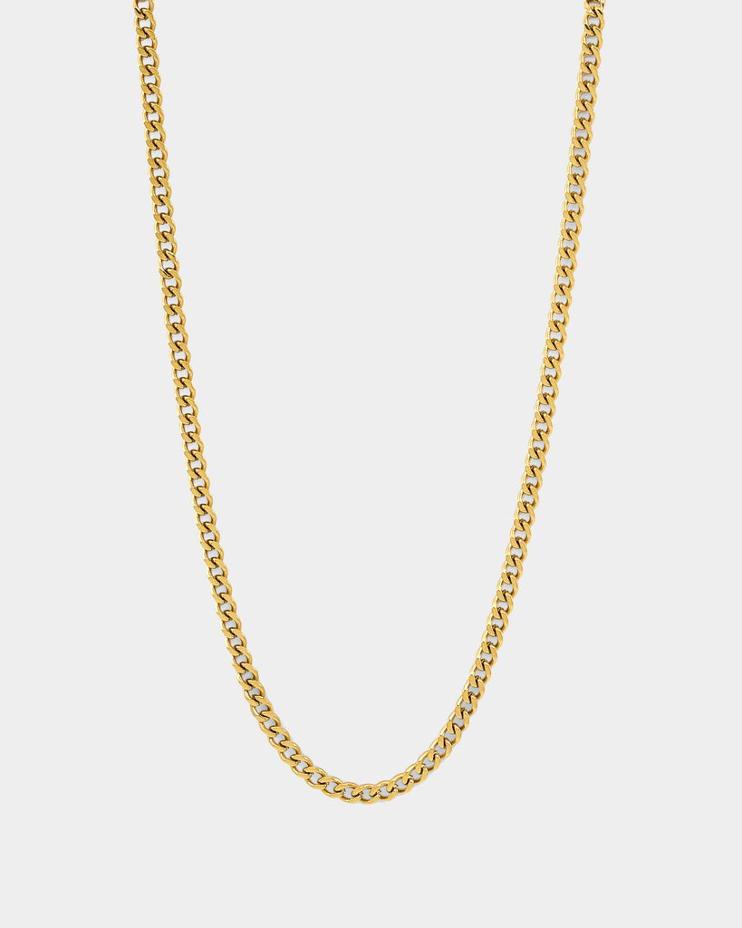 Saint Morta 3mm Micro Cuban Chain Gold | Culture Kings NZ
