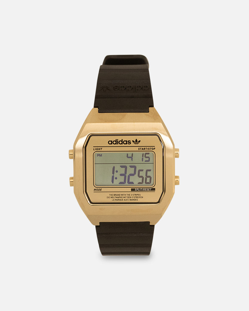 Adidas Digital Two Watch Black/Gold | Culture Kings NZ