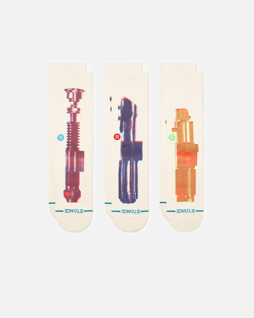 Stance X Star Wars Saber Crew Socks Box Set White | Culture Kings NZ