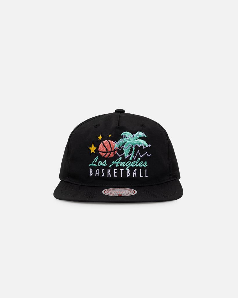 Mitchell & Ness Los Angeles Lakers Sunset Origin Snapback Black ...