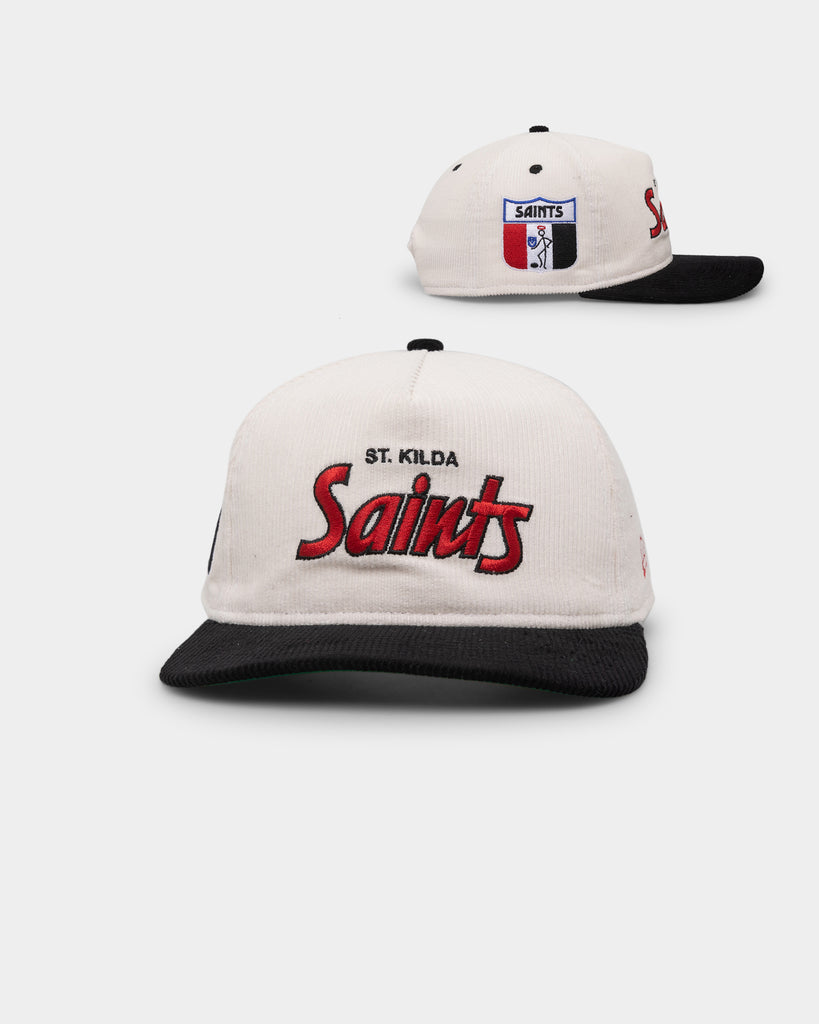 New Era St. Kilda Saints "AFL Cord Script" Golfer Snapback Chrome/OTC ...