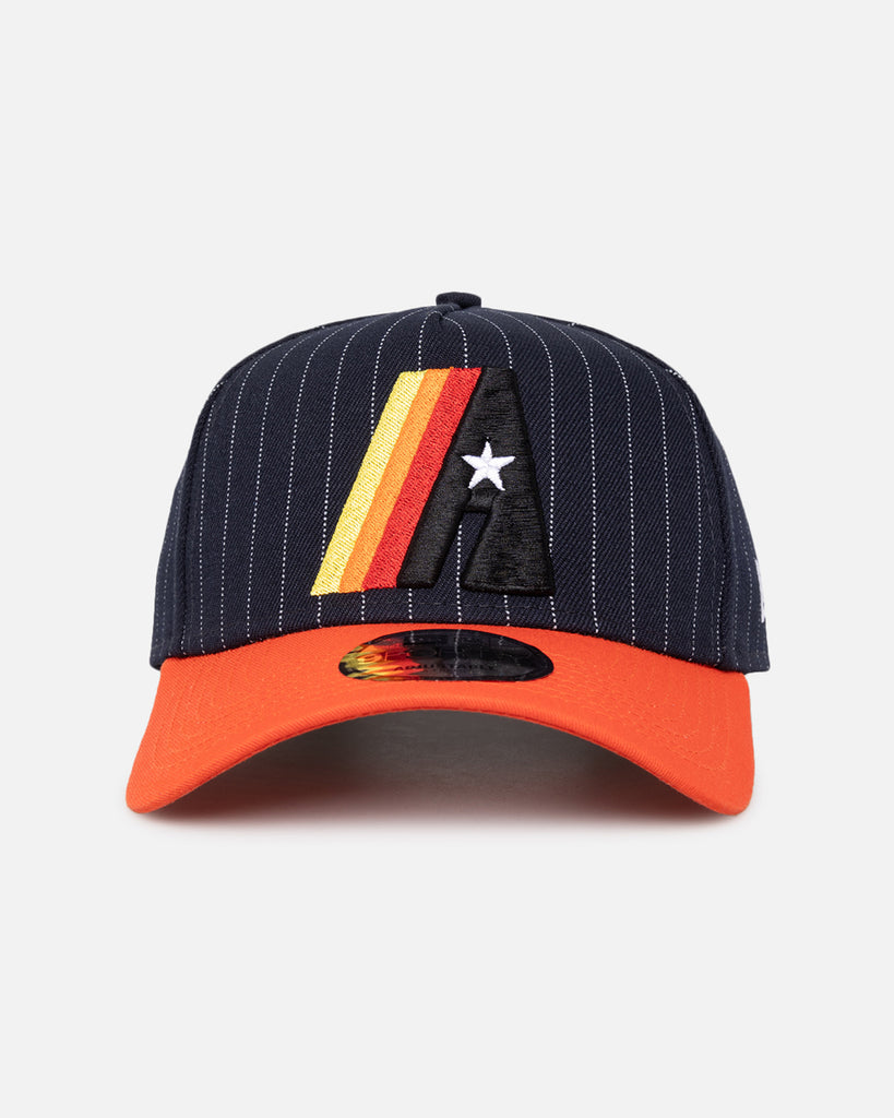 New Era Houston Astros '2-Tone Pinstripe' 9FORTY A-Frame Snapback Pins ...