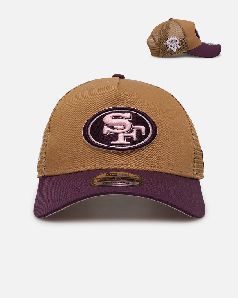 New Era San Francisco 49ers 'Rustic Rose' 9FORTY A-Frame Trucker Snapb ...