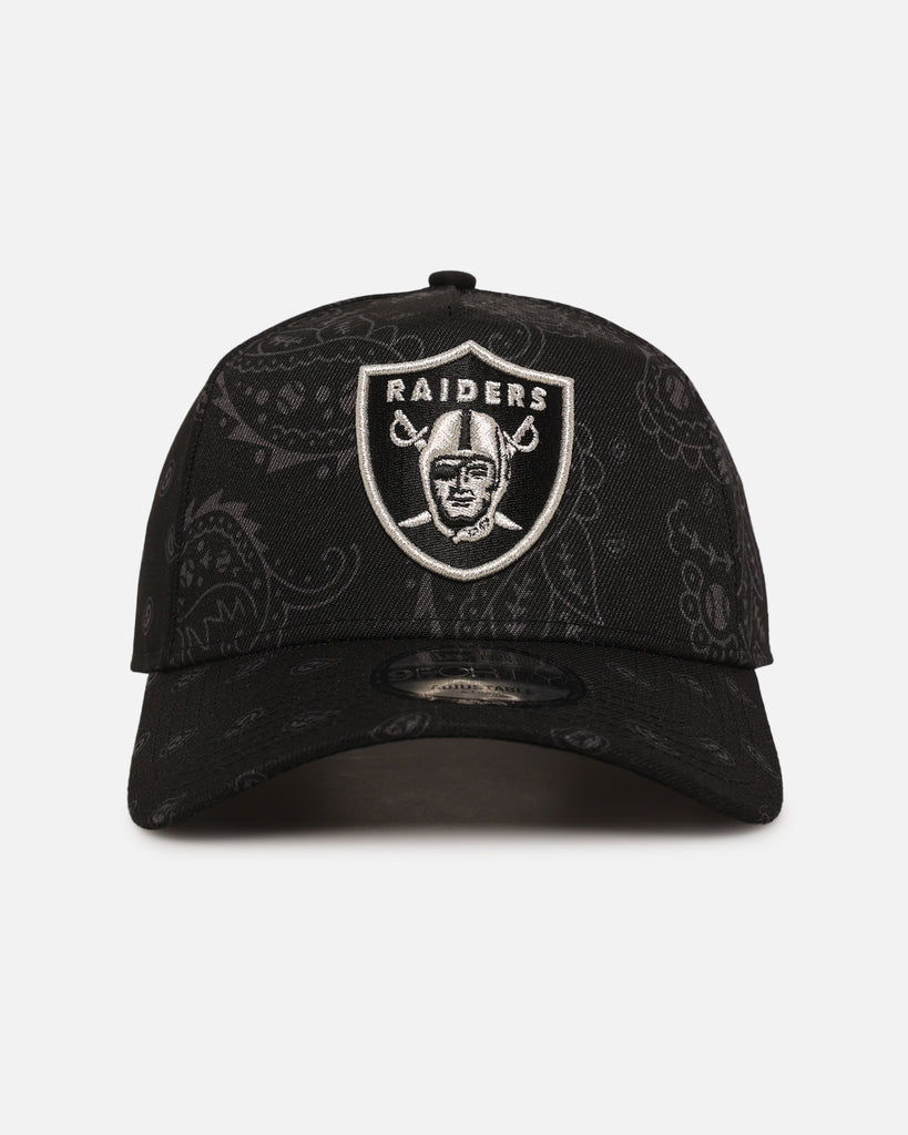 New Era Las Vegas Raiders 'Tonal Paisley' 9FORTY A-Frame Snapback Blac ...