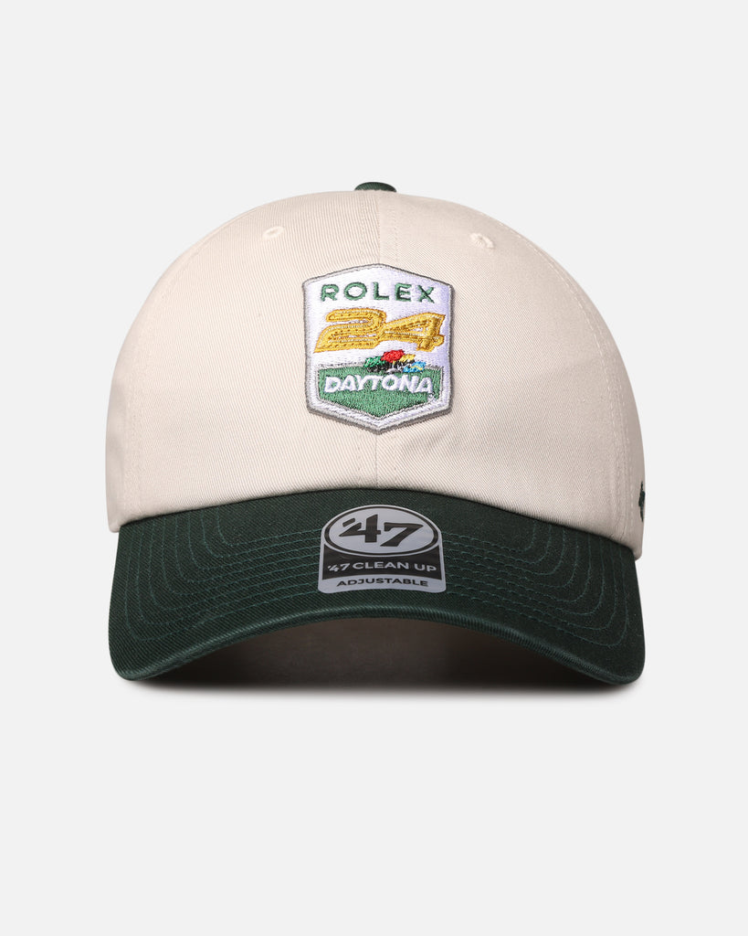 47 Brand Nascar 47 Clean Up Strapback Bone/Dark Green | Culture Kings NZ