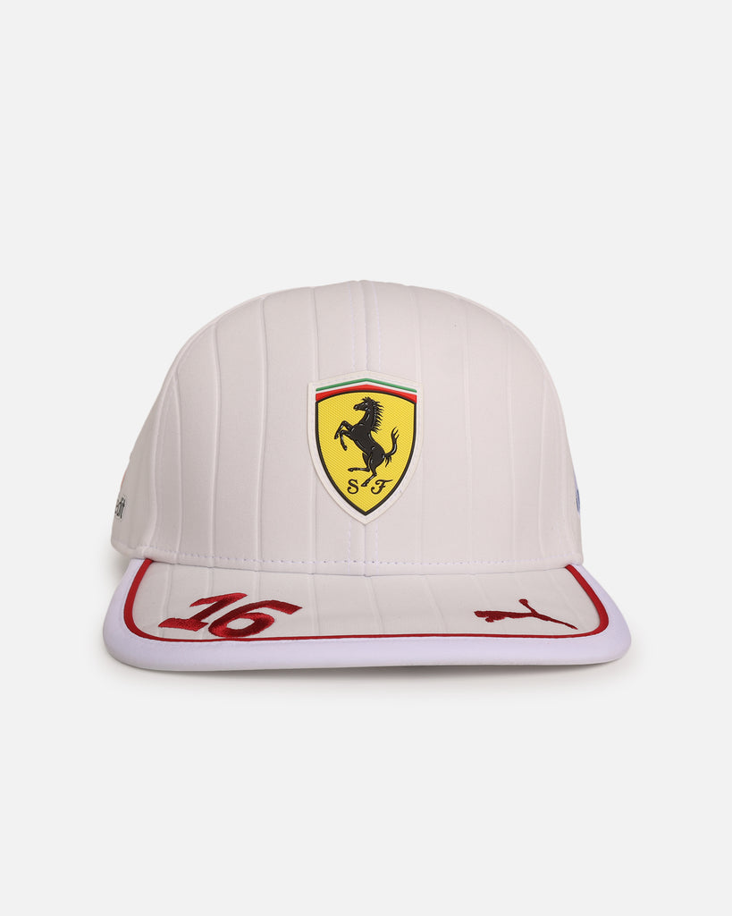 Puma X Scuderia Ferrari Charles Leclerc Baseball Cap White | Culture ...