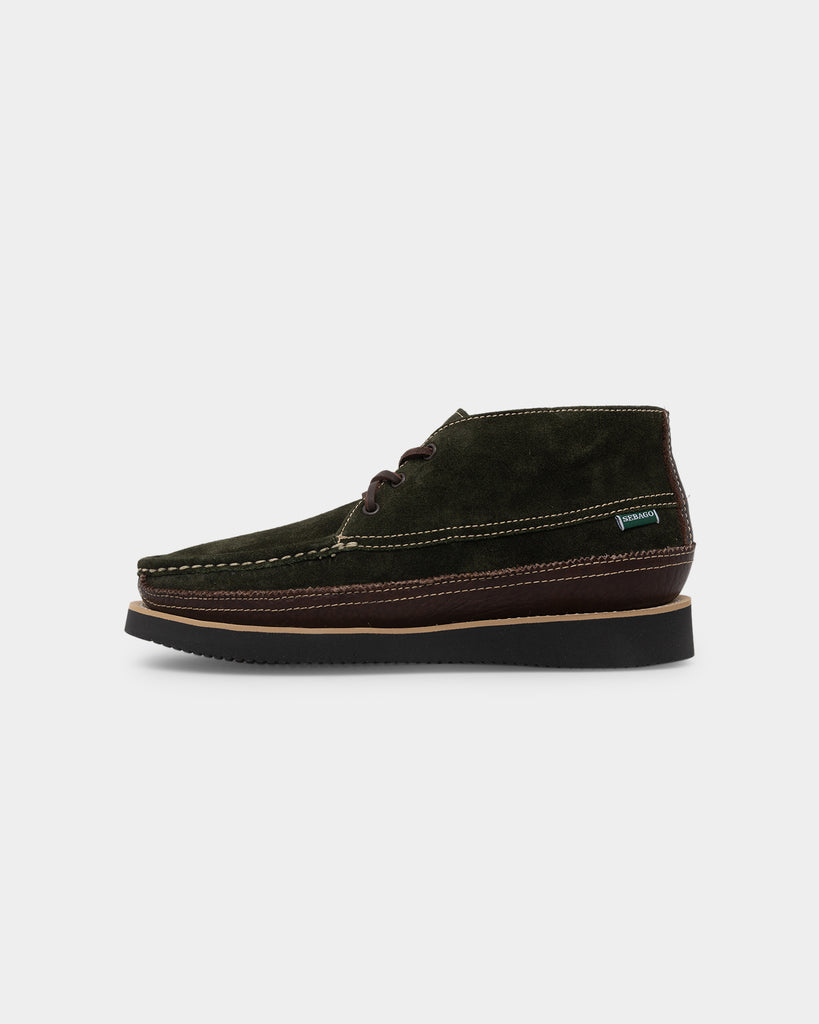 Sebago Miwak Suede Canoe Moc Tumble Dark Brown | Culture Kings NZ