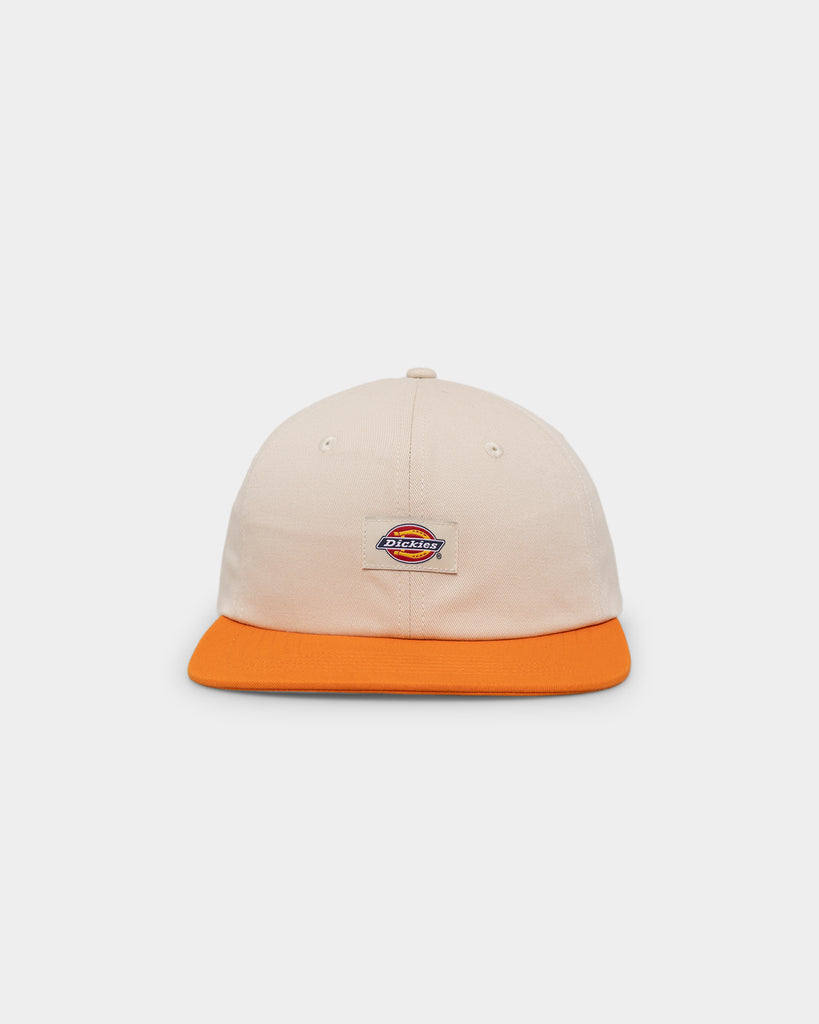 Dickies Classic Label Panelled Snapback Natural/Clay | Culture Kings NZ