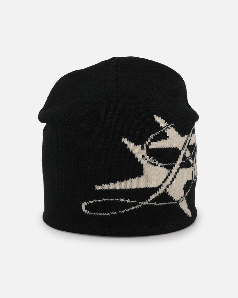 Loiter Hybrid Skull Knit Beanie Black | Culture Kings NZ