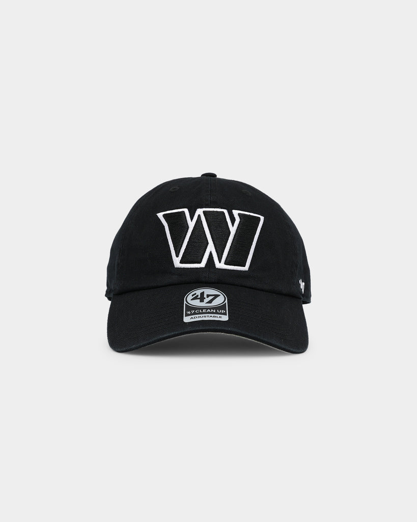 47 Brand Washington Commanders 47 Clean Up Strapback Black | Culture ...