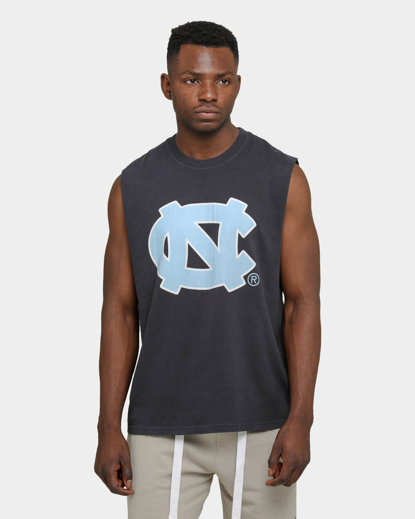 NATIONAL COLLEGIATE ATHLETIC ASSC UNC Team Crest Faded Muscle Vintage ...