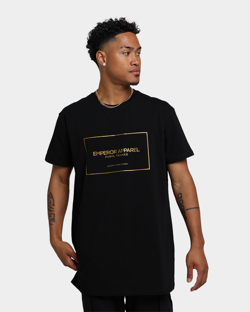 Emperor Apparel Chic Hustle Short Sleeve T-Shirt Black/Gold | Culture Kings NZ