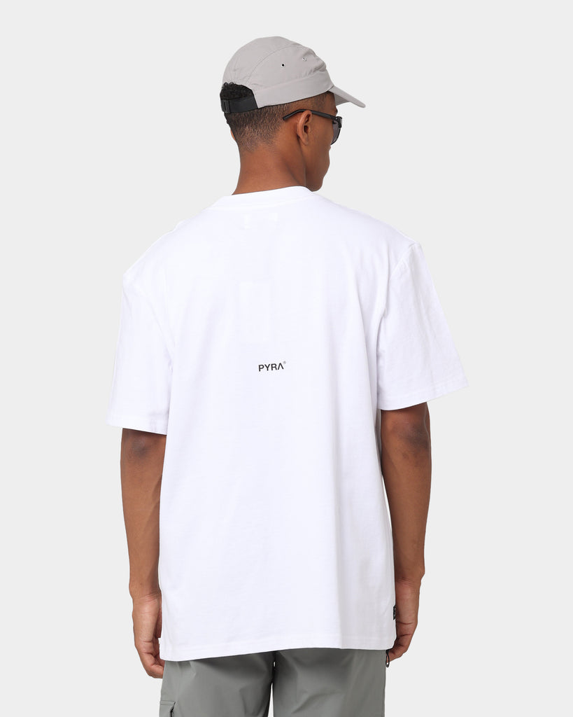 PYRA Micro Logo T-Shirt White/Black | Culture Kings NZ