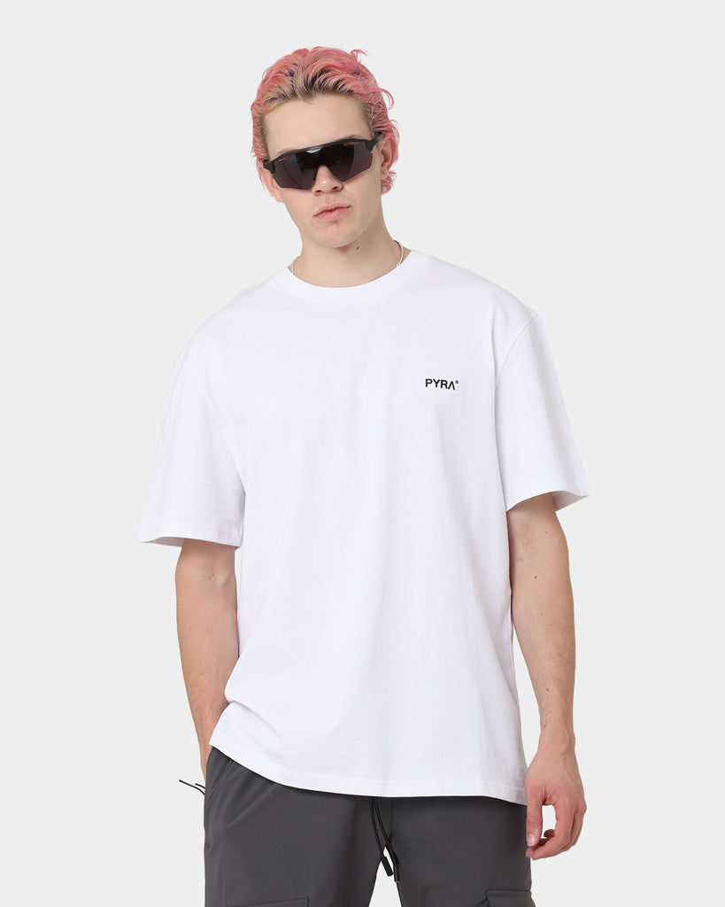 PYRA Core Logo T-Shirt White/Black | Culture Kings NZ