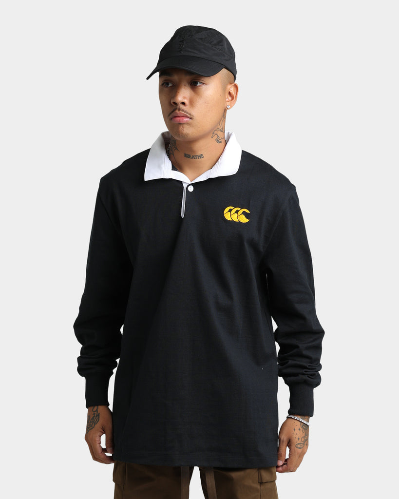 Canterbury Classic #8 Long Sleeve Rugby Jersey Black | Culture Kings NZ