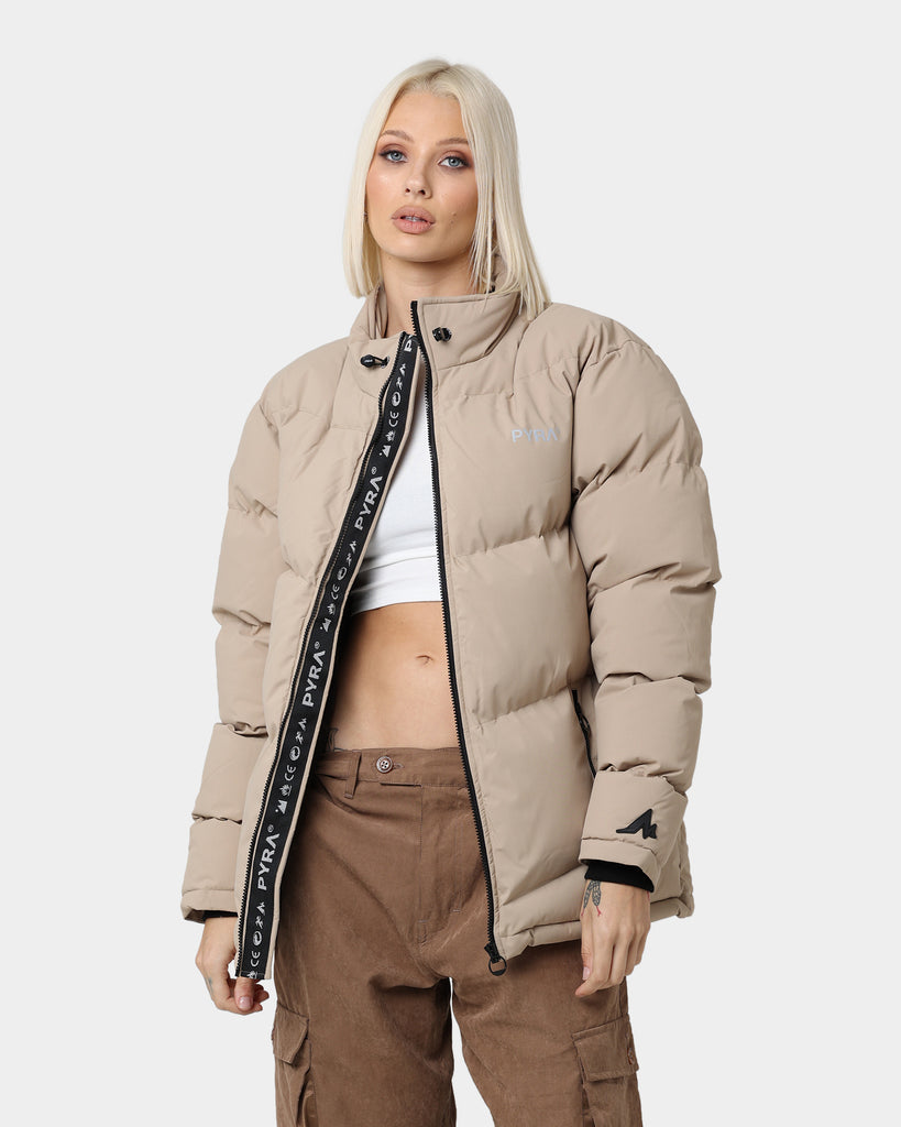 PYRA Padded Puffa Jacket Natural | Culture Kings NZ