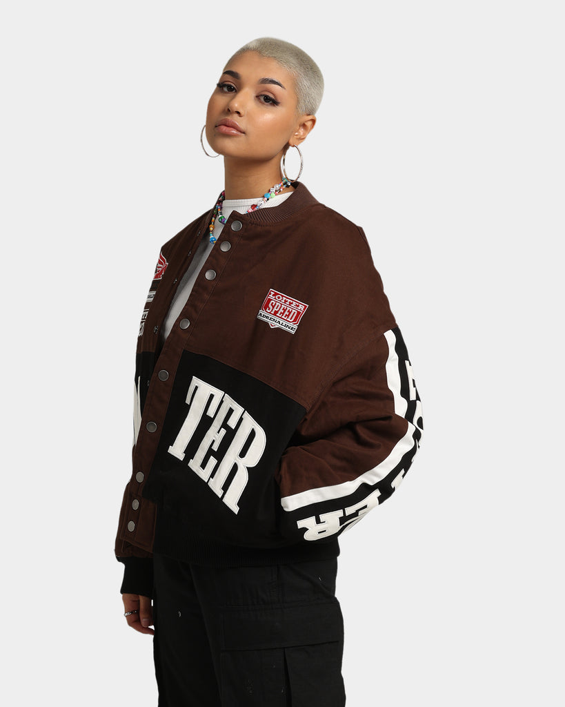 Loiter Motor Sport Jacket Brown | Culture Kings NZ