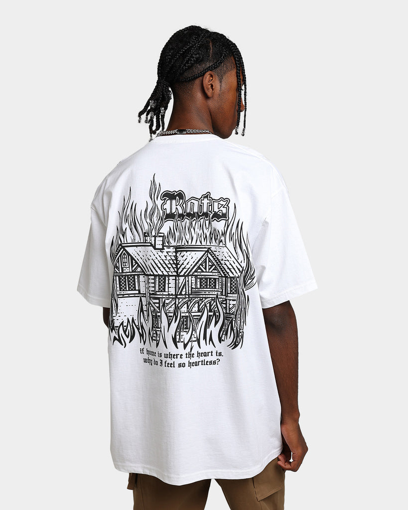 Rats Get Fat Rats Heartless T-Shirt White | Culture Kings NZ