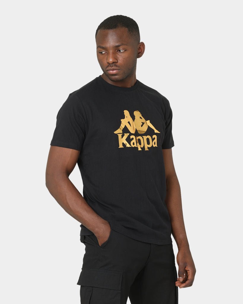Kappa Authentic David T-Shirt Black | Culture Kings NZ