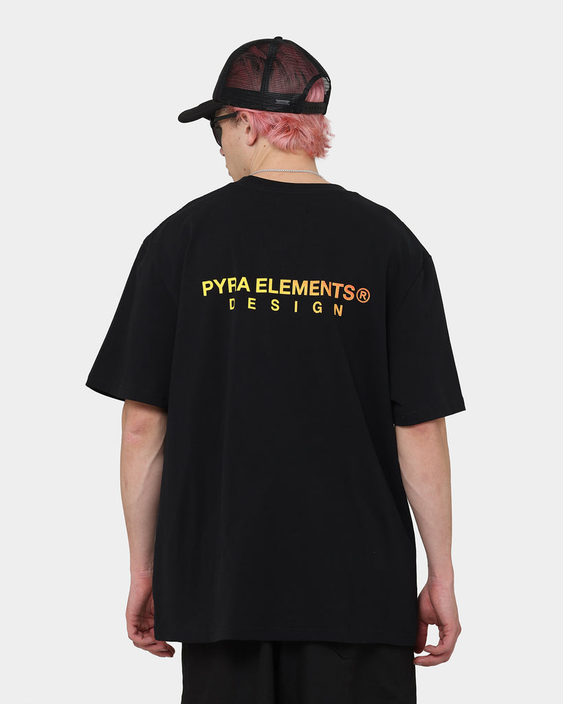 PYRA Design Logo T-Shirt Black/Orange | Culture Kings NZ